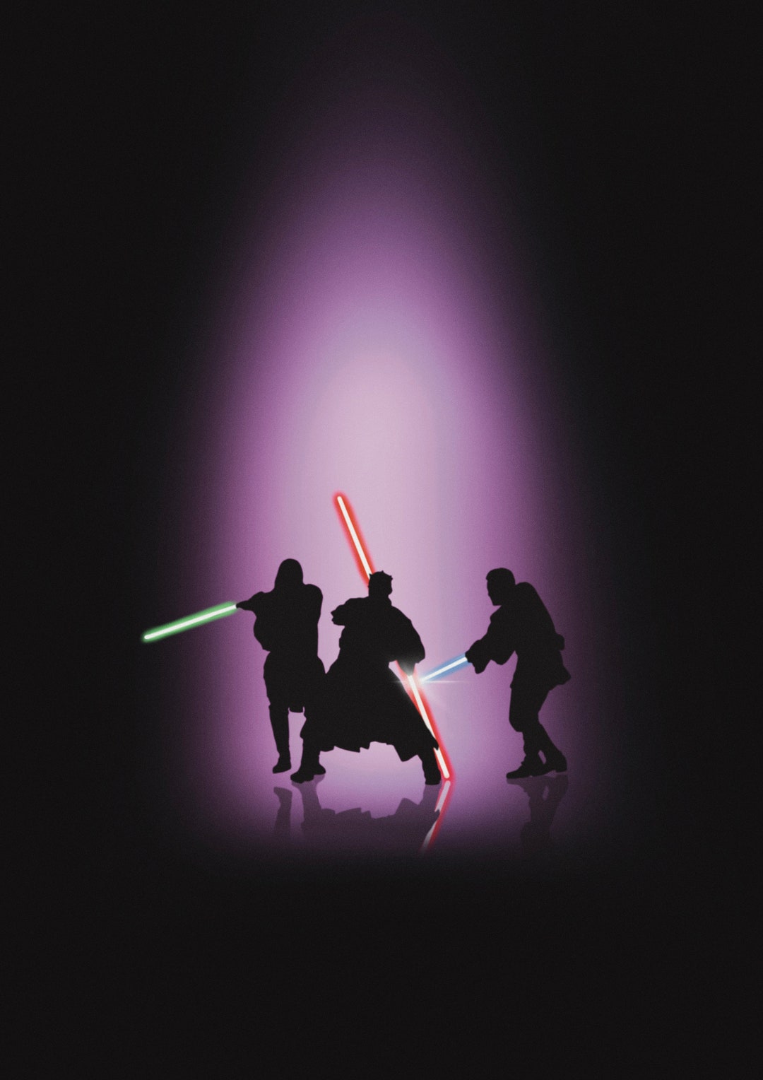 Star Wars Art Print, Duel of the Fates, Star Wars Art Print, Gift for ...