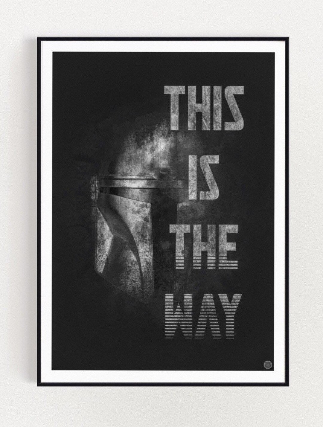 Mandalorian Poster / Star Wars Print / Art Print / Star Wars - Etsy