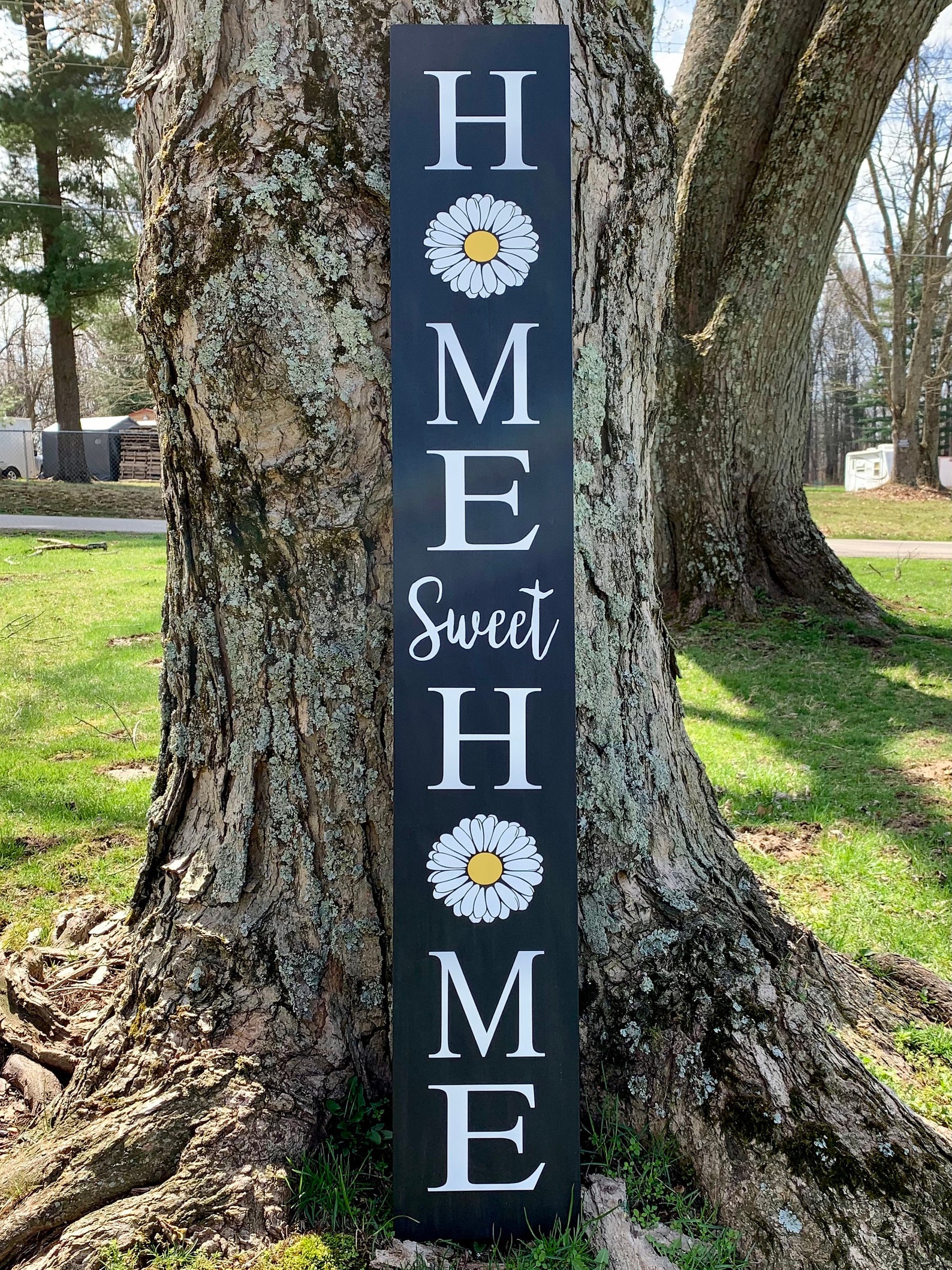 Daisy Home Sweet Home Porch Sign Four Foot Sign Front - Etsy