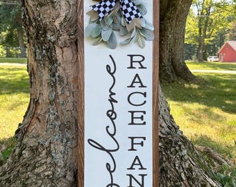 Welcome Race Fans - Etsy
