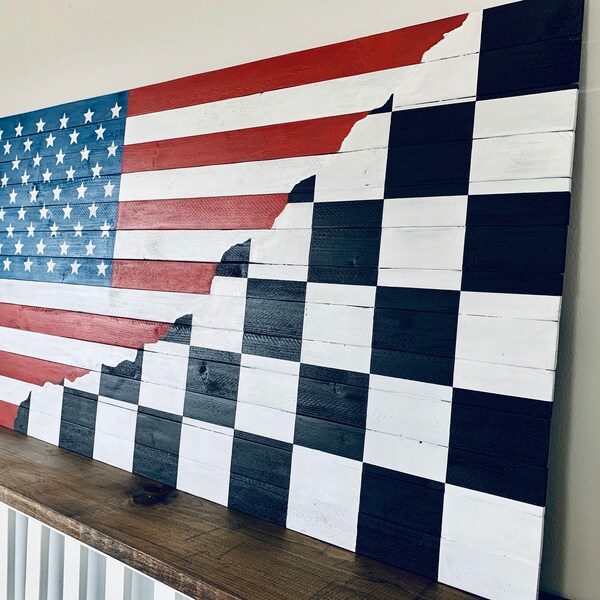 American Flag Racing Svg - Etsy
