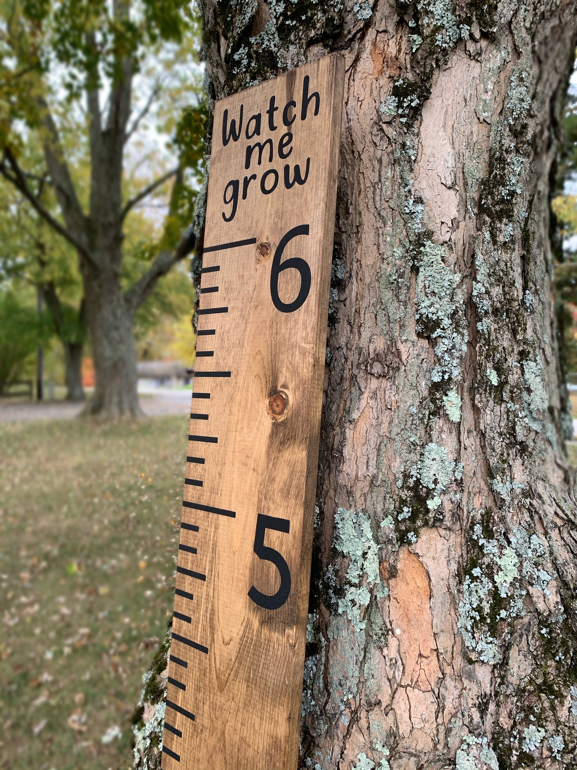Wood Growth Chart Growth Chart Ruler Baby Shower Gift | Etsy