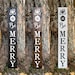 Be Merry Porch Sign | Holiday Porch Decor | Christmas Decor - Etsy