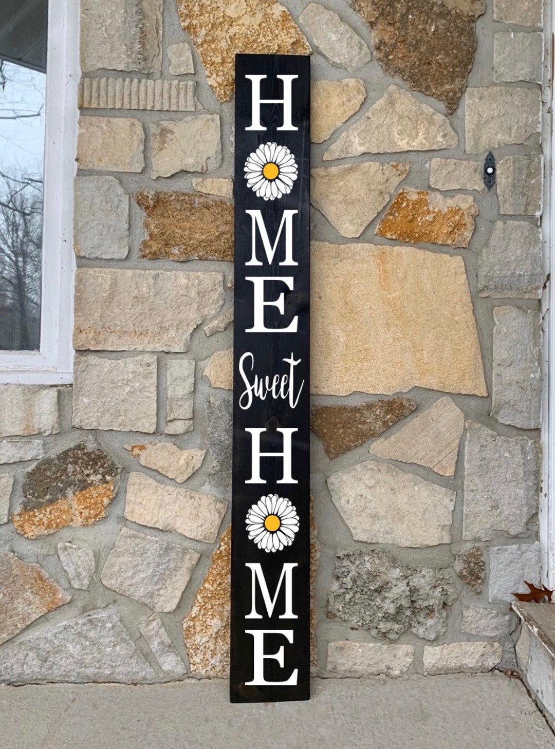 Home Sweet Home Front Porch Sign | Front Porch Decor | Daisy Sign ...