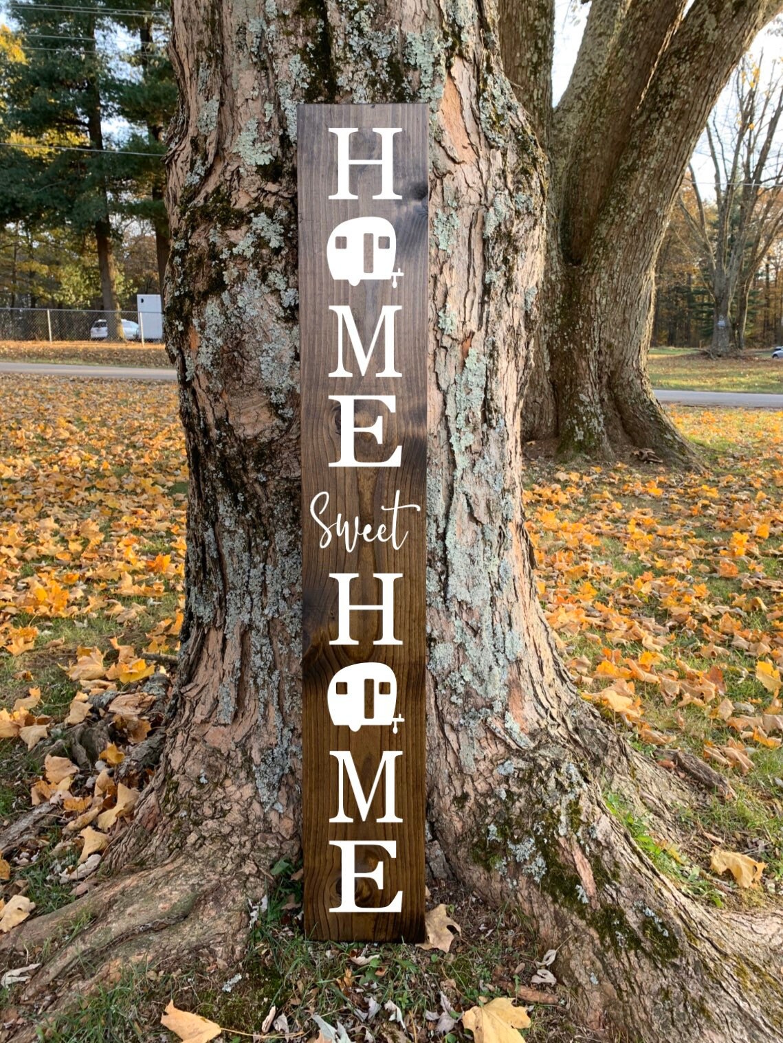 Vintage Camper Home Sweet Home Porch Sign | Camping Decor | Happy ...