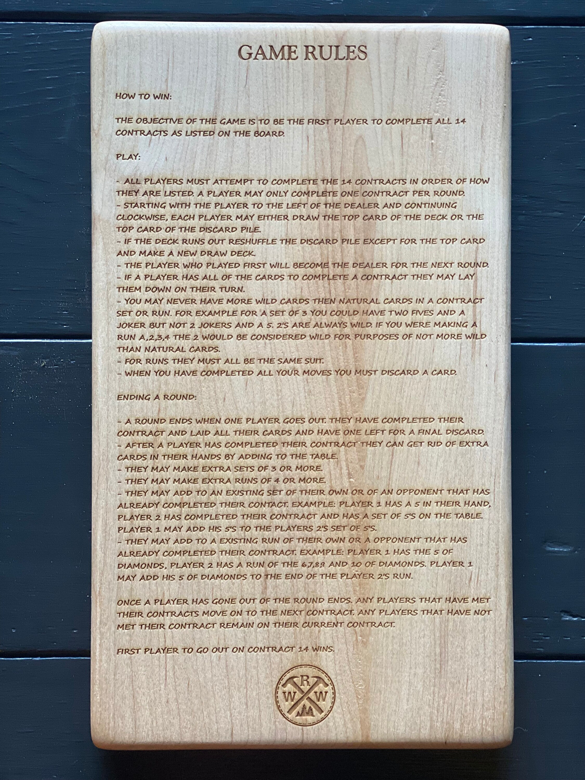 Frustration Rummy Board Game Digital File - Etsy