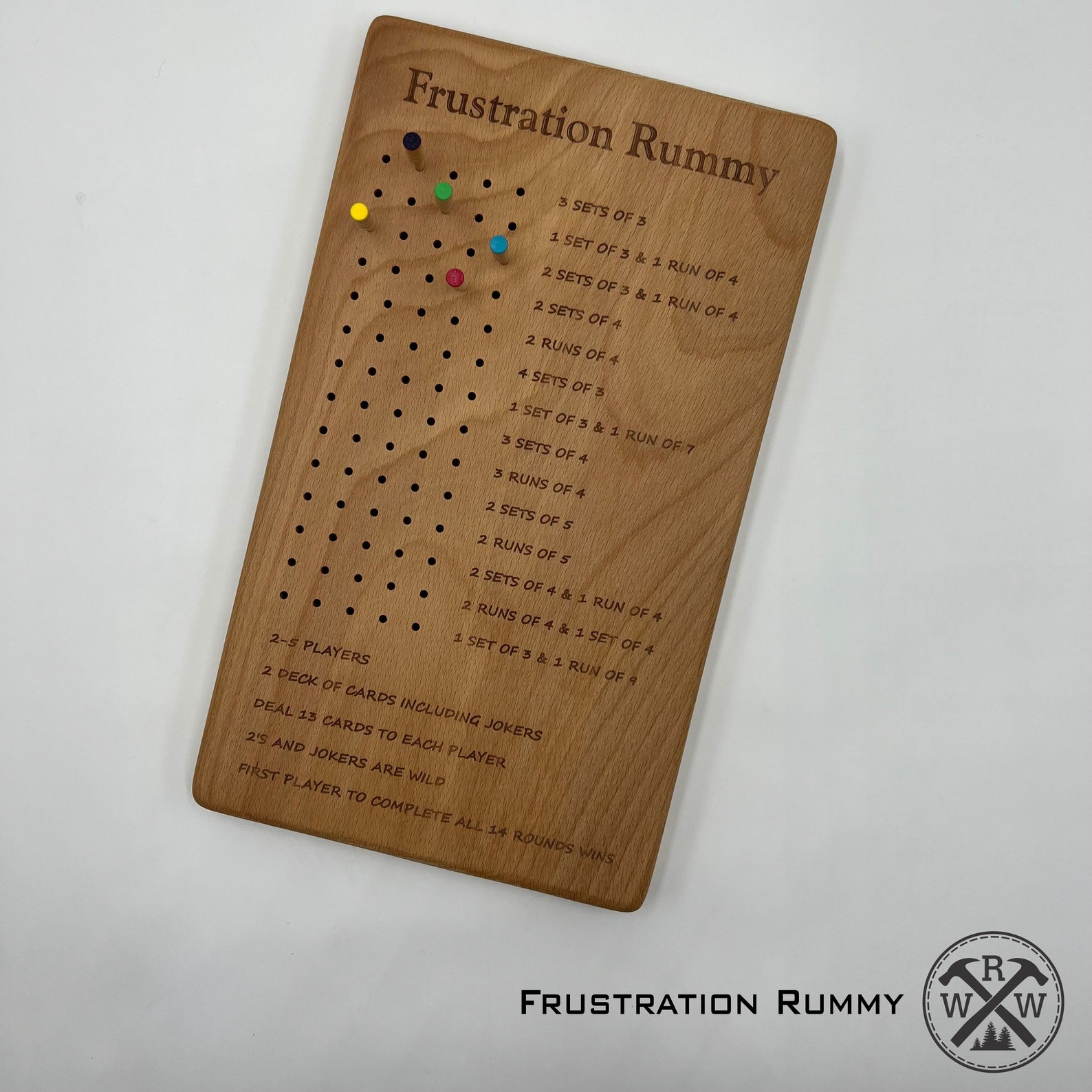 Frustration Rummy - Board Game - Digital File - Dxf~svg~eps~pdf - Etsy ...
