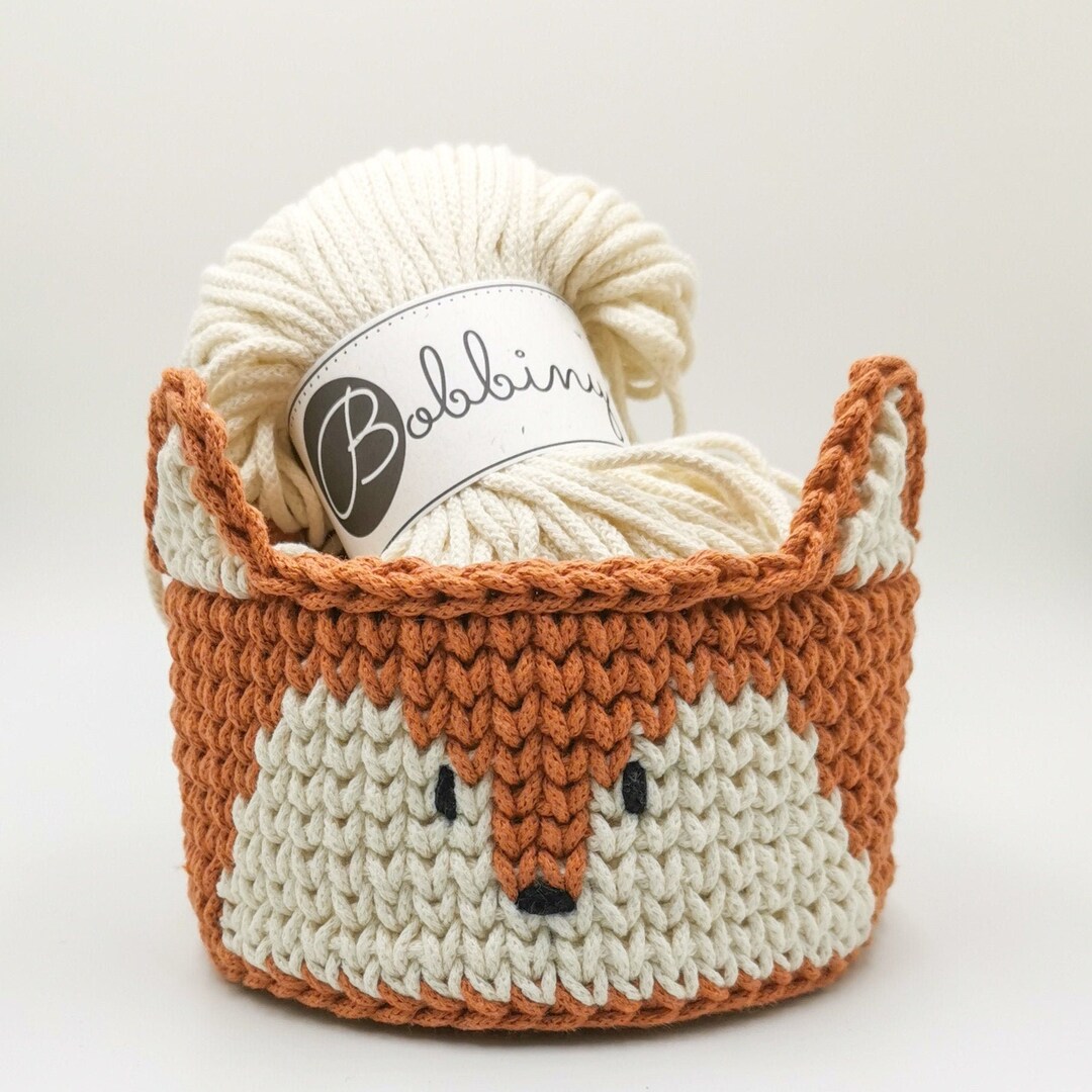 Fox Basket Baby Room Decor Kids Room Idea Basket Storage - Etsy
