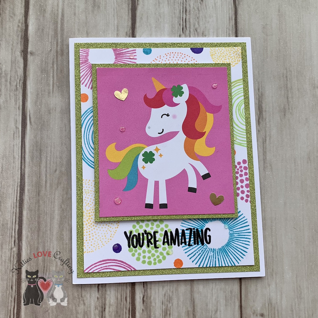 Unicorn Encouragment Card - Etsy