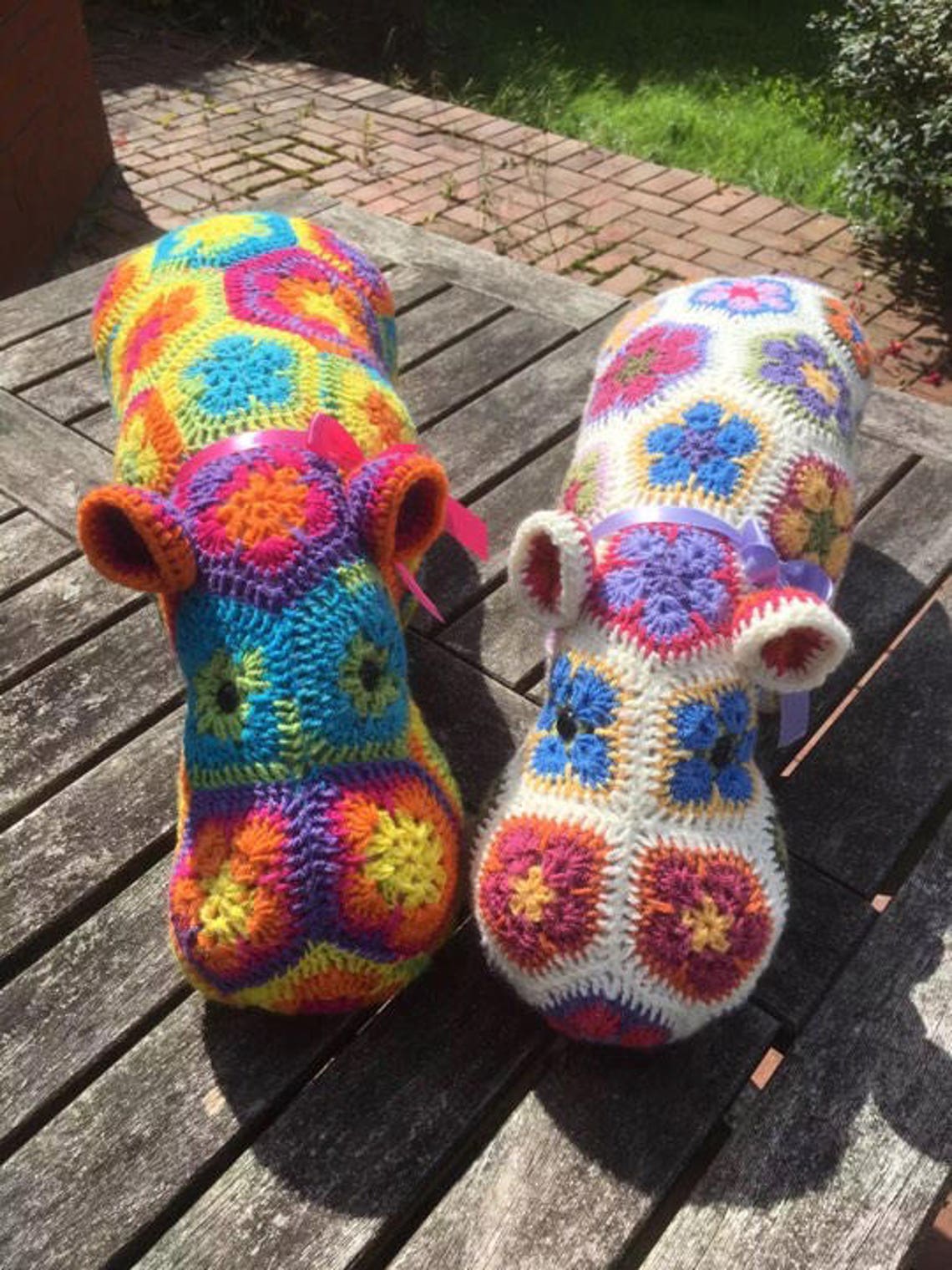 Customisable Crochet Heidi Bear Happy Hippo - Etsy