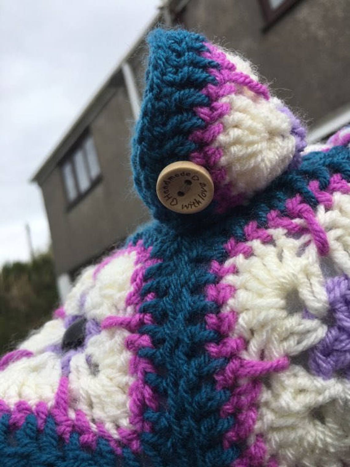 Customisable Crochet Heidi Bear Happy Hippo - Etsy