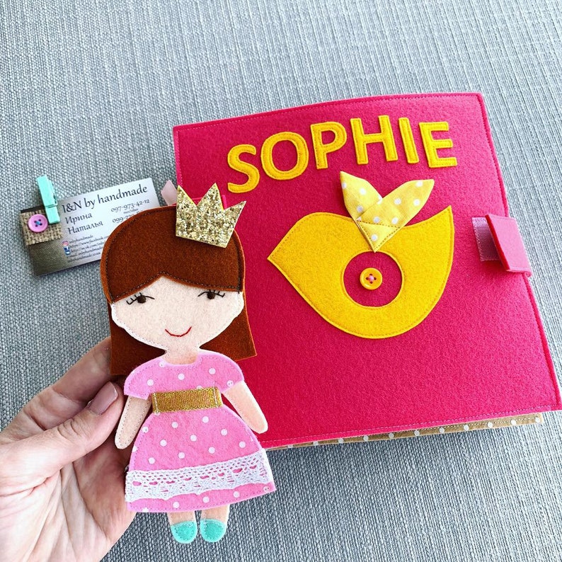 Dollhouse Custom Book Developing Activity Soft Busy Book From - Etsy