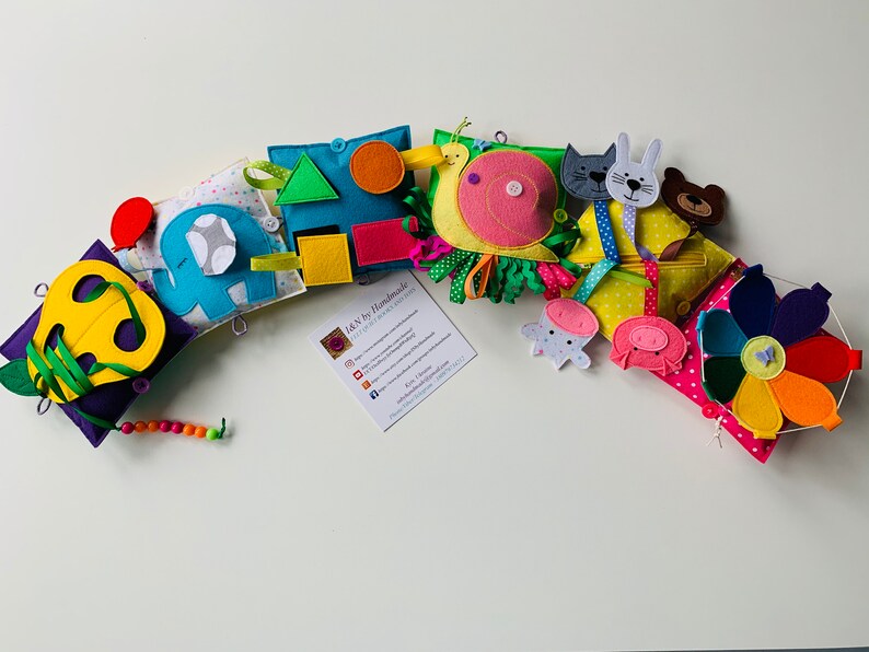 Felt Sensory Cube Busy Blocks for Baby Developing Fabric Toy | Etsy