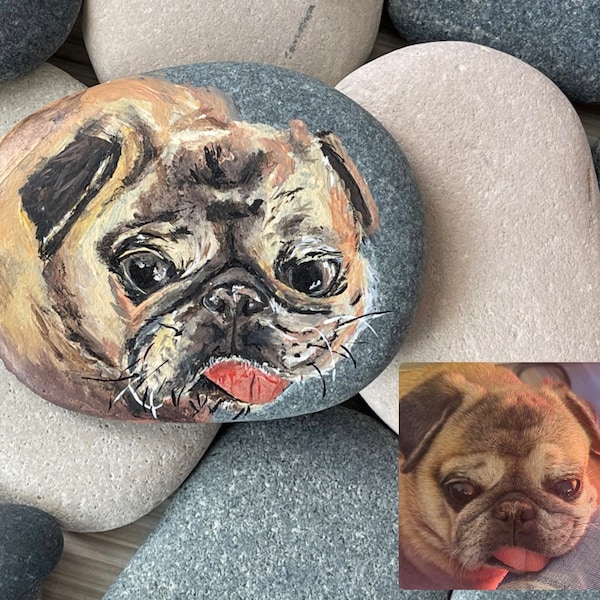 Painting on Stone - Etsy