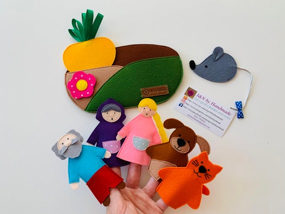 Felt Finger Puppet Theatre Fairytale Mitten Rolled Slab Felt - Etsy