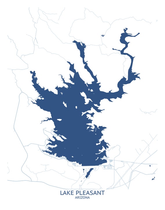 Lake Pleasant Arizona Map