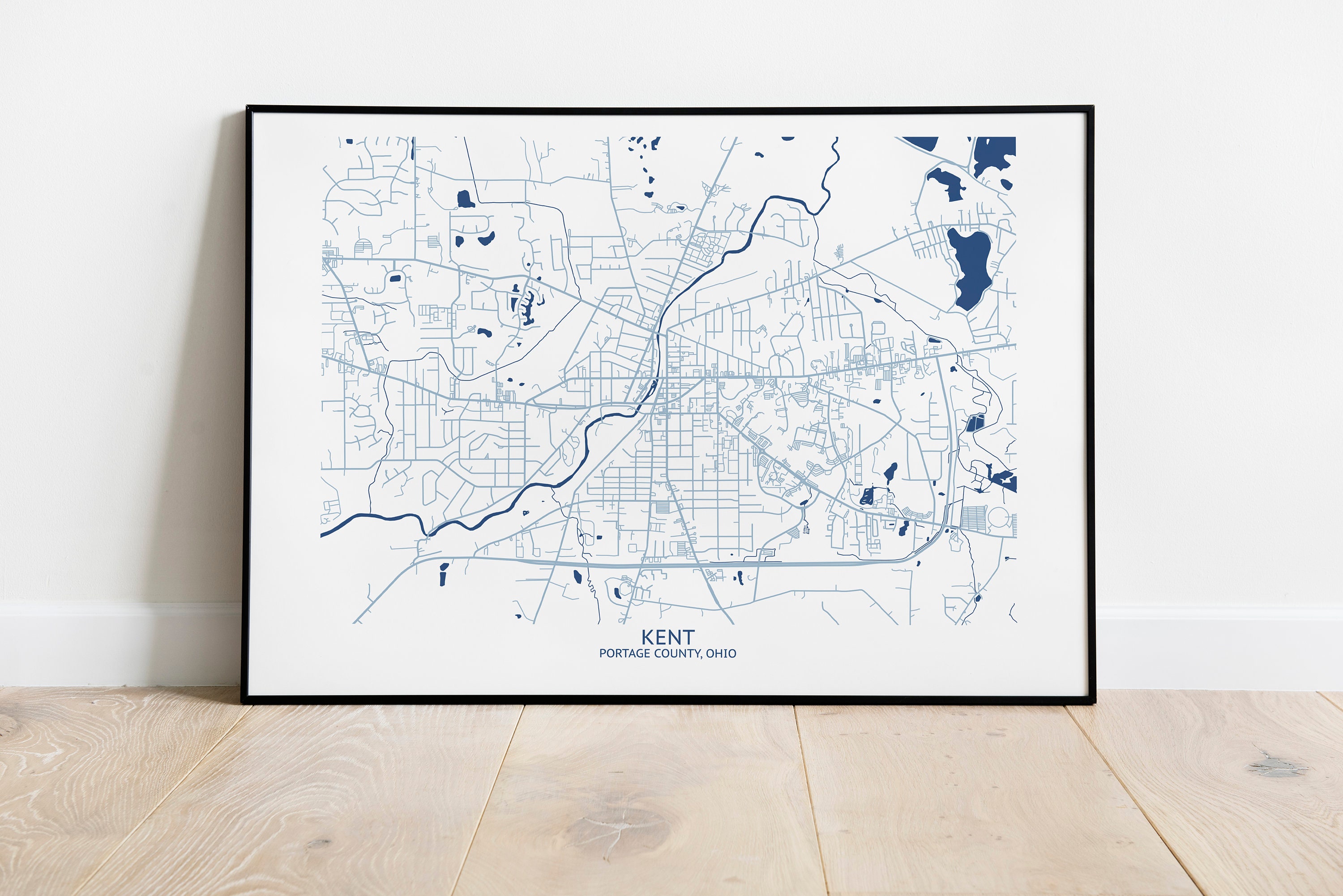 Kent Ohio City Street Map