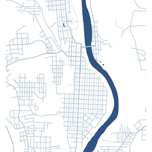 Beaver Falls PA Map - Pittsburgh Map Company - Etsy