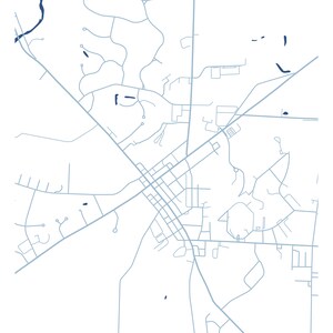 Slippery Rock PA Map - Pittsburgh Map Company - Etsy