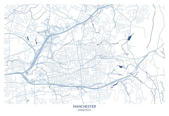 Map Of Manchester Ct Topographical Map Manchester New Hampshire Quad