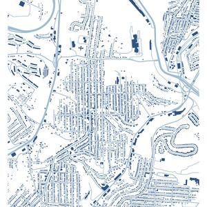 Beechview PA Map - Pittsburgh Map Company - Etsy