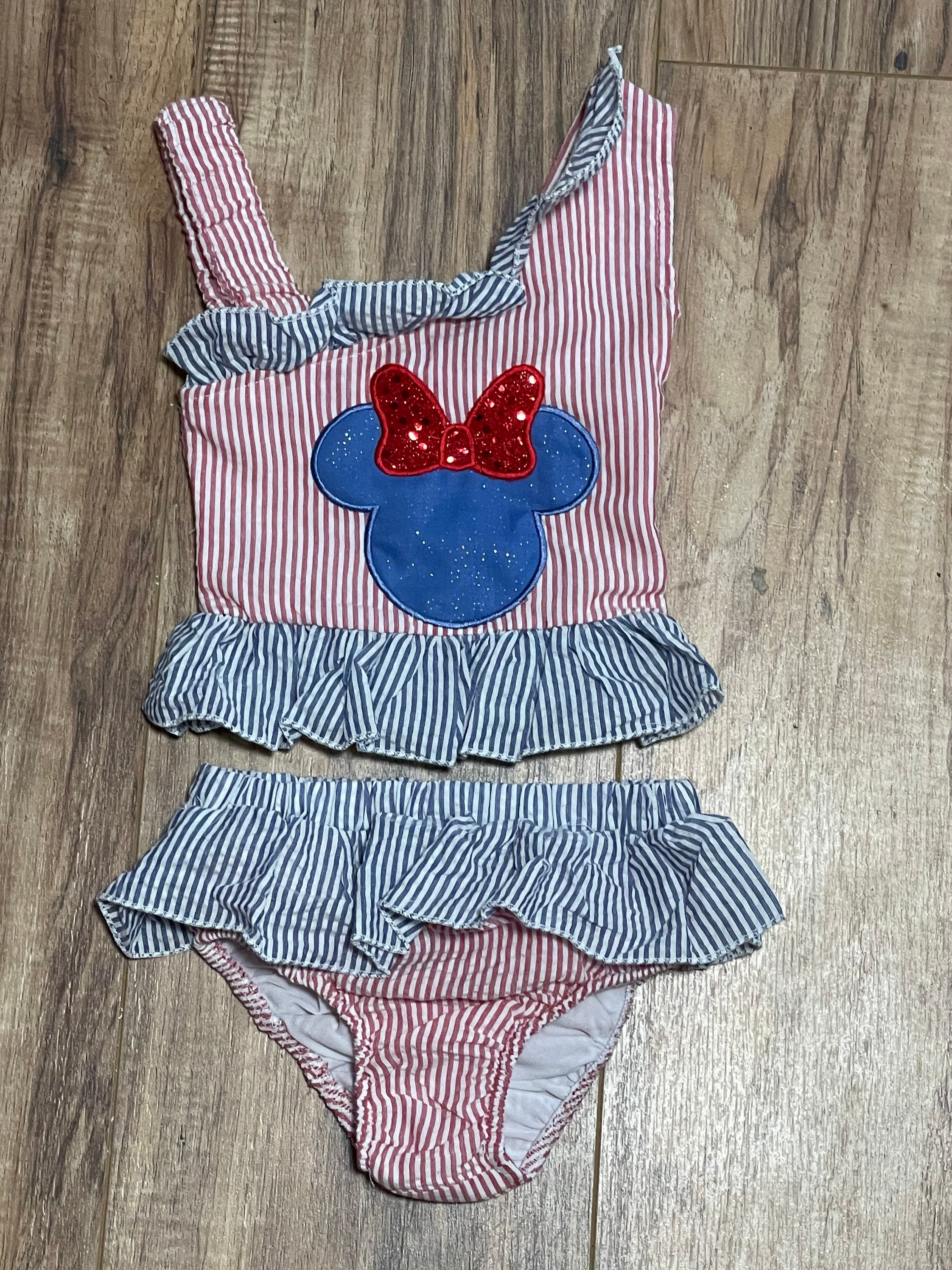 Minnie Mouse 2pc Swimsuit - Etsy