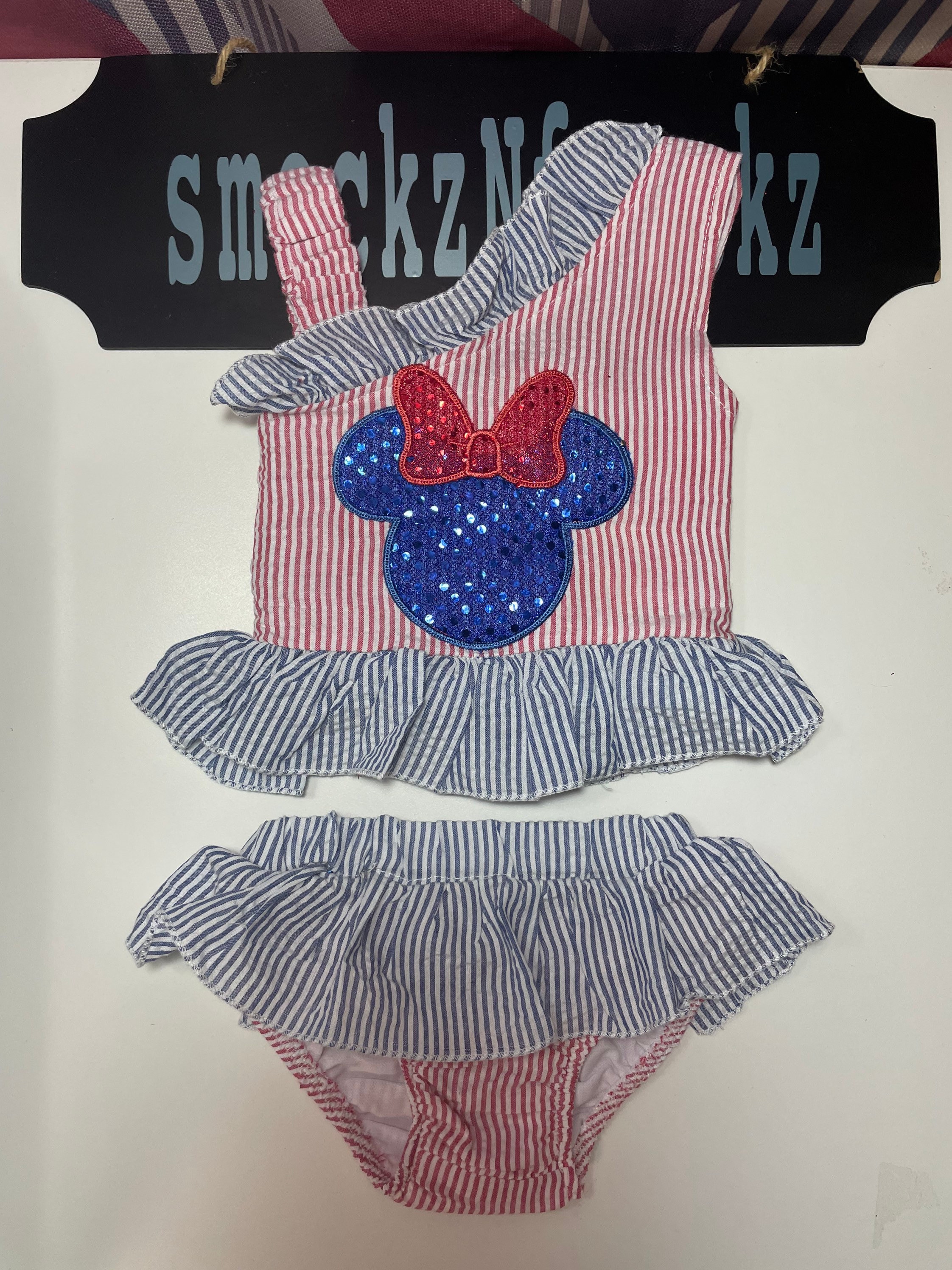 Girls 2pc Swim Minnie Mouse - Etsy