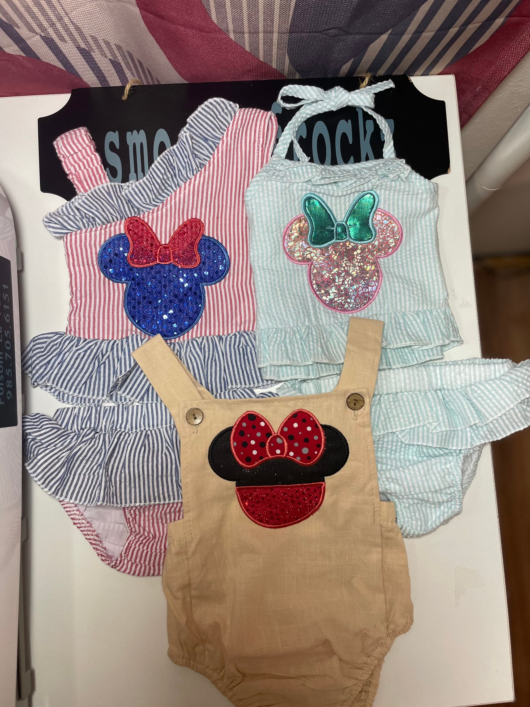 Girls 2pc Swim Minnie - Etsy
