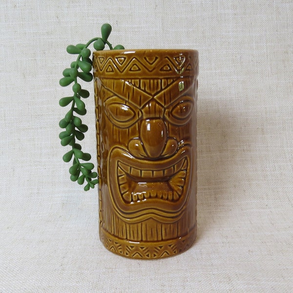 Tiki Vase - Etsy