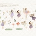 Spring Fairies Watercolor Clipart, Fairy Garden, Flower Fairies - Etsy