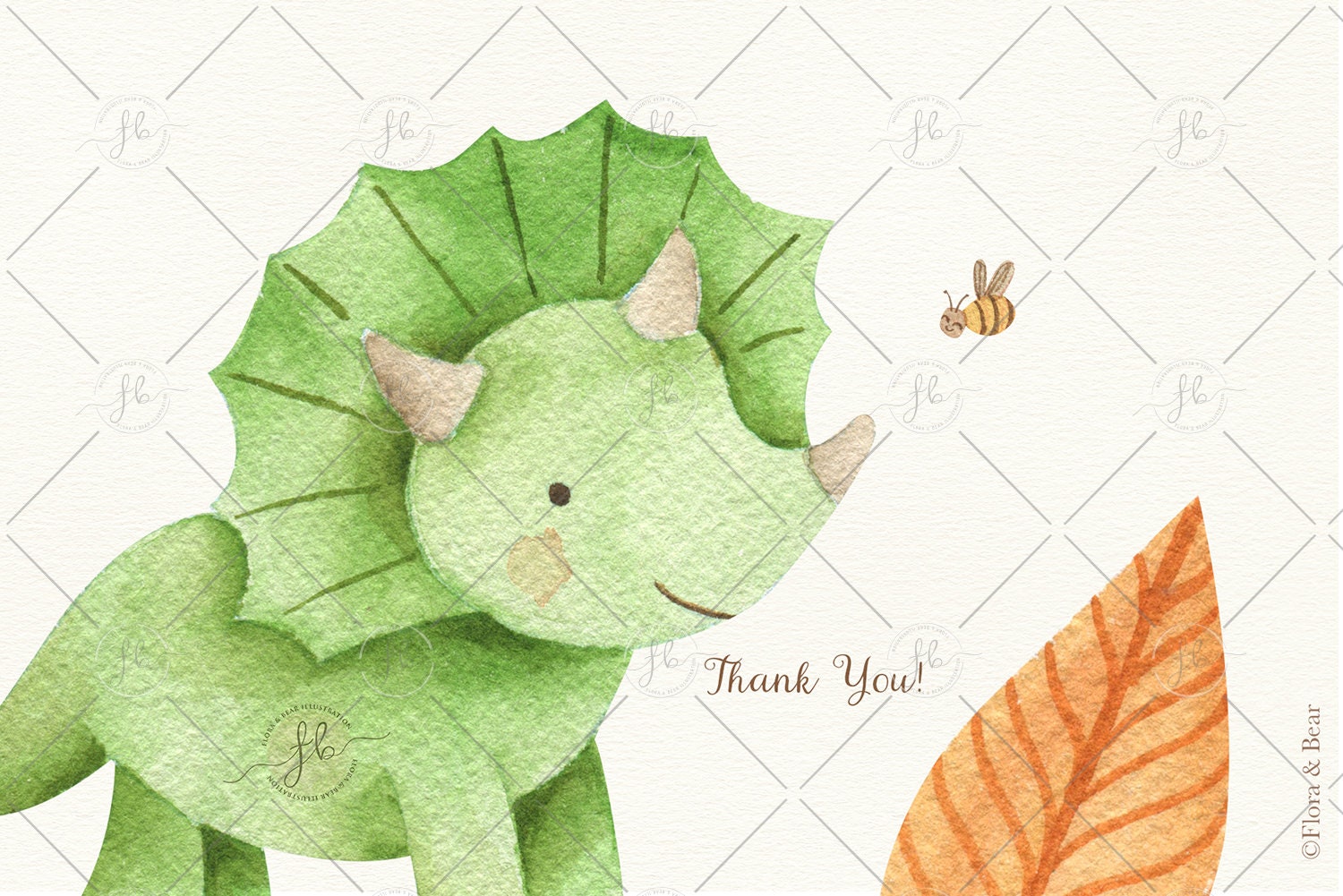 Baby Dinosaurs Watercolor Clipart - Etsy