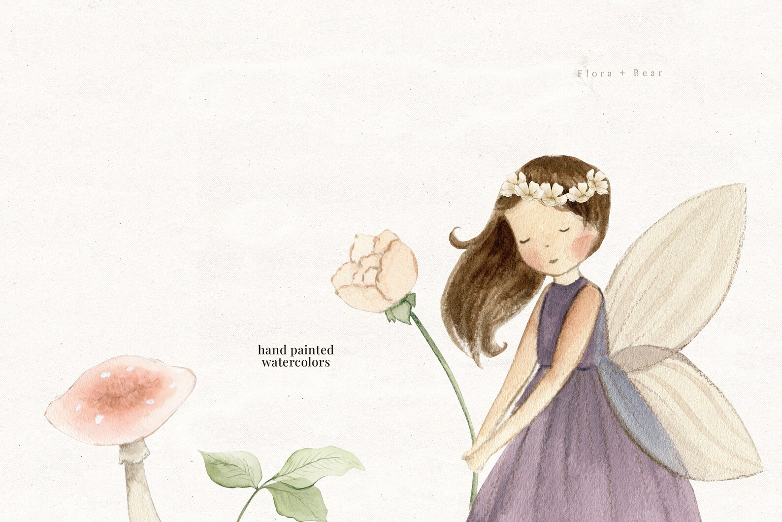 Spring Fairies Watercolor Clipart, Fairy Garden, Flower Fairies - Etsy