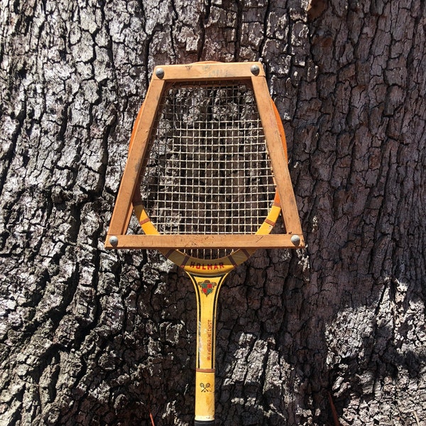 Wood Tennis Racket - Etsy