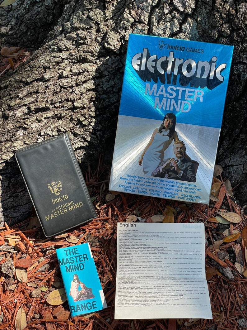 Vintage Electronic Master Mind Game With Box and Instructions - Etsy