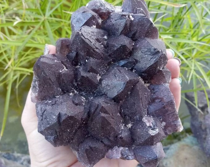 Fire Amethyst Crystal Cluster. Red Amethyst Mixed Crystal. 2.38 Lbs. - Etsy