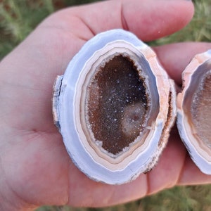 2.9 Oz. Geode Cut in Half. Geode Pair. Polished Geode With - Etsy