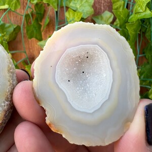 3.96 Oz. Geode Cut in Half. Geode Pair. Polished Geode With Quartz ...