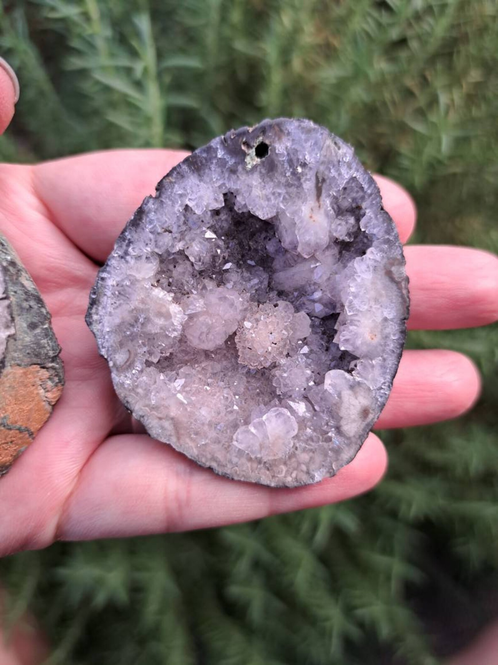 3.35 Oz. Geode Cut in Half. Geode Pair. Polished Geode With - Etsy