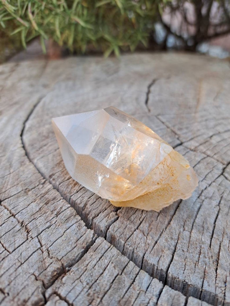 3.6 Oz Clear Quartz Crystal Scepter With Goddess Face and - Etsy
