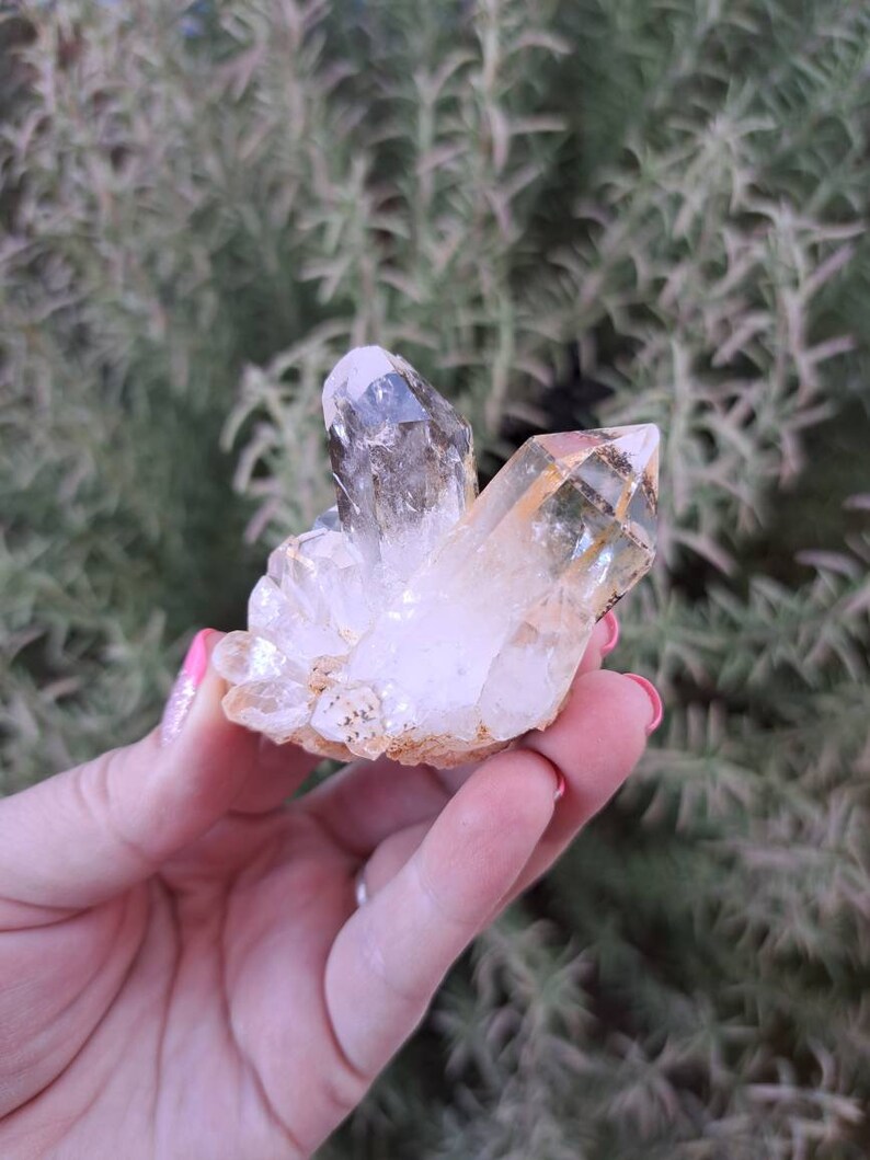 2.81 Oz Clear Quartz Crystal Points Cluster From Brazil. - Etsy