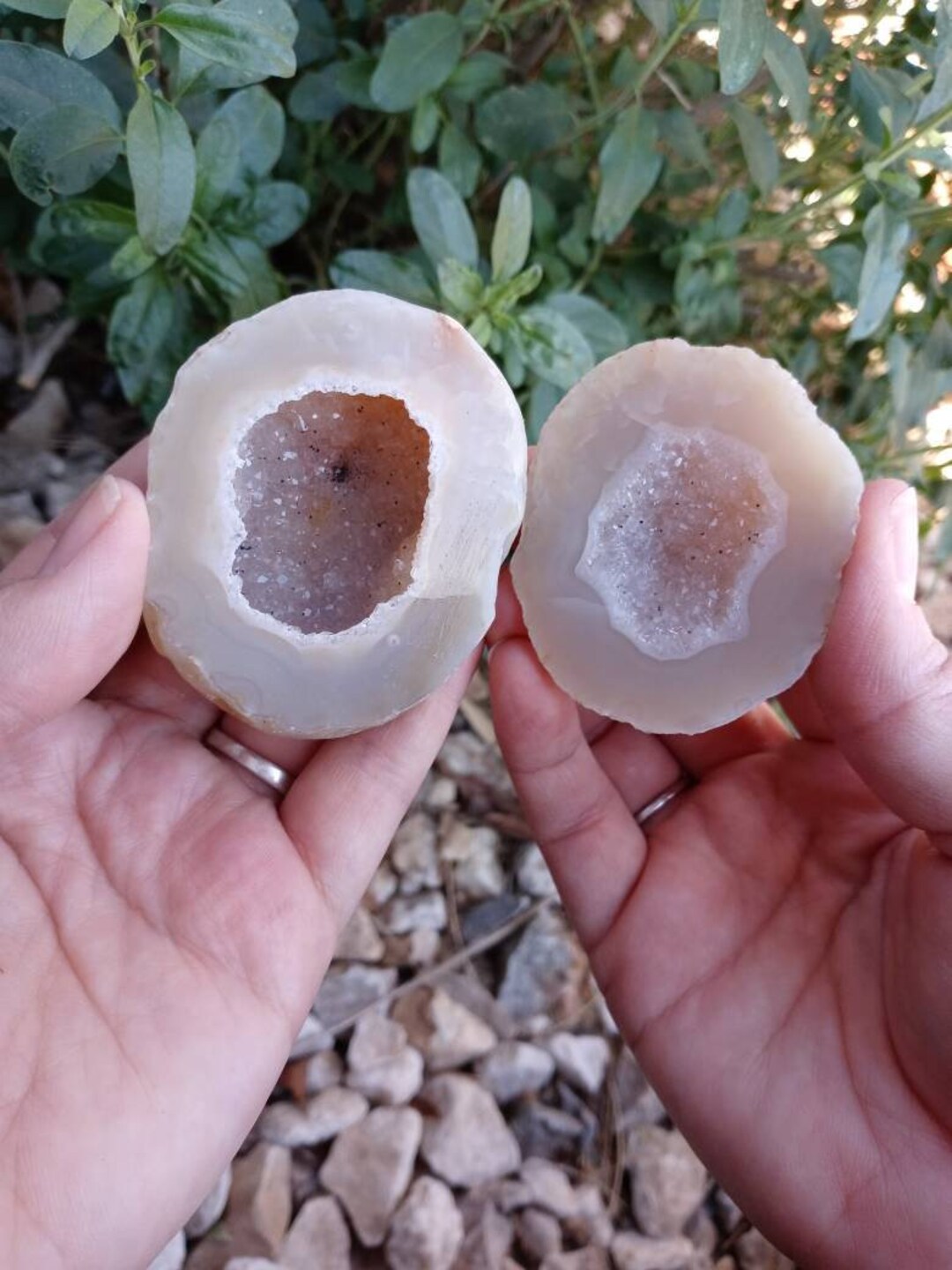 4.68 Oz. Geode Cut in Half. Geode Pair. Polished Geode With - Etsy