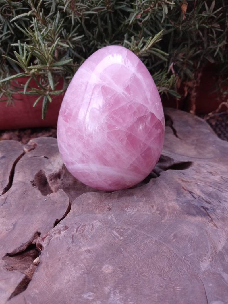 1.36 Lb Rose Quartz Crystal Egg. 3.5 Inch. Polished Rose - Etsy