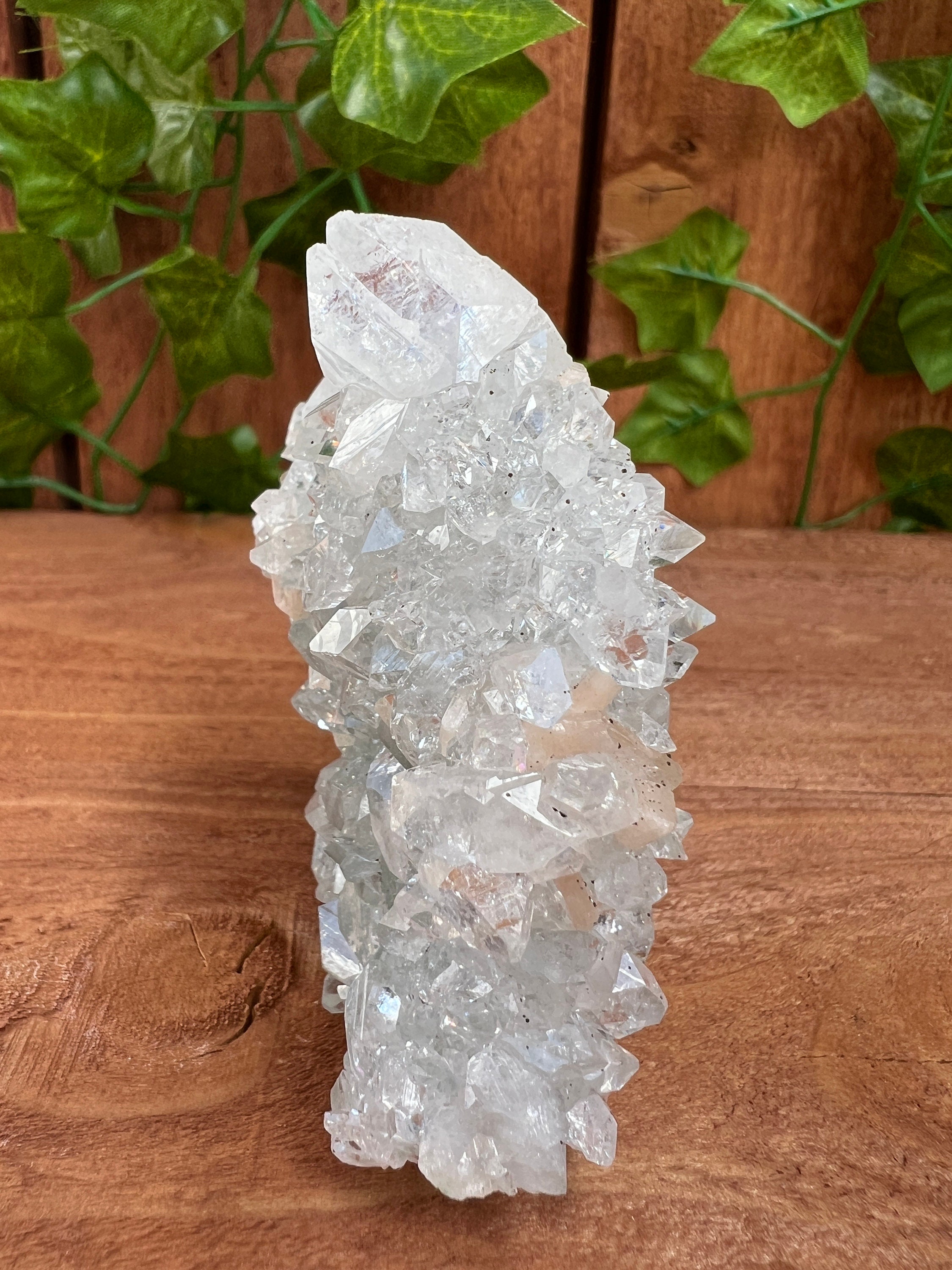 5.33 Oz. AA Grade Apophyllite Clear Crystal Cluster Stalactite From ...