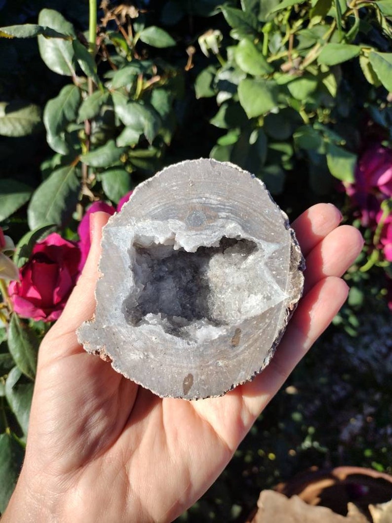 1.1 Lb Geode Cut in Half. Geode Pair. Geode With Quartz - Etsy