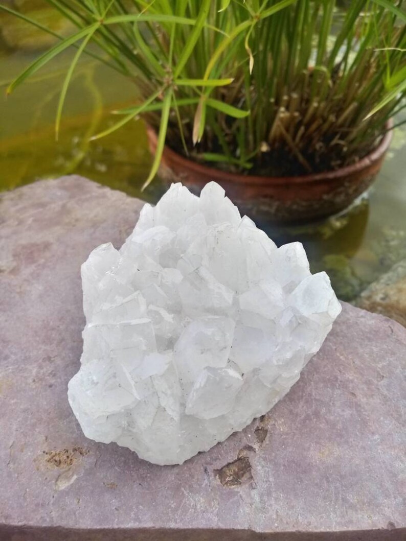 10 Oz White Quartz Points Crystal Cluster Specimen From - Etsy
