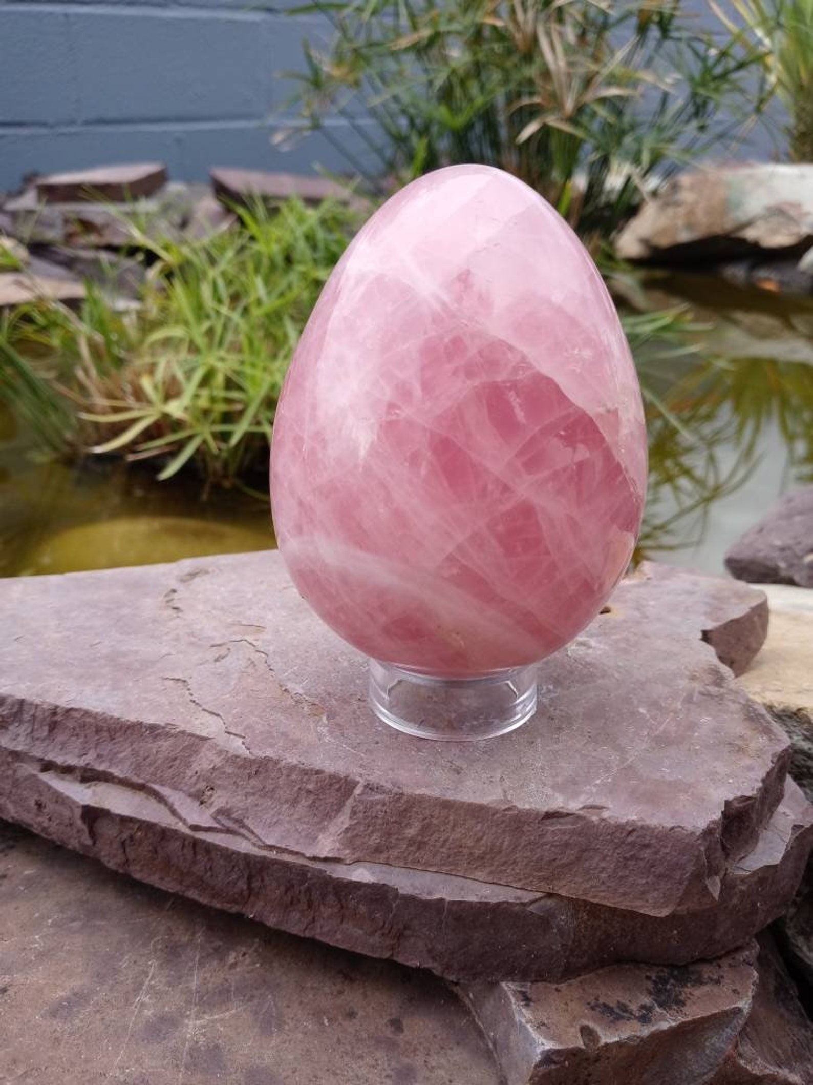 1.36 Lb Rose Quartz Crystal Egg. 3.5 Inch. Polished Rose - Etsy