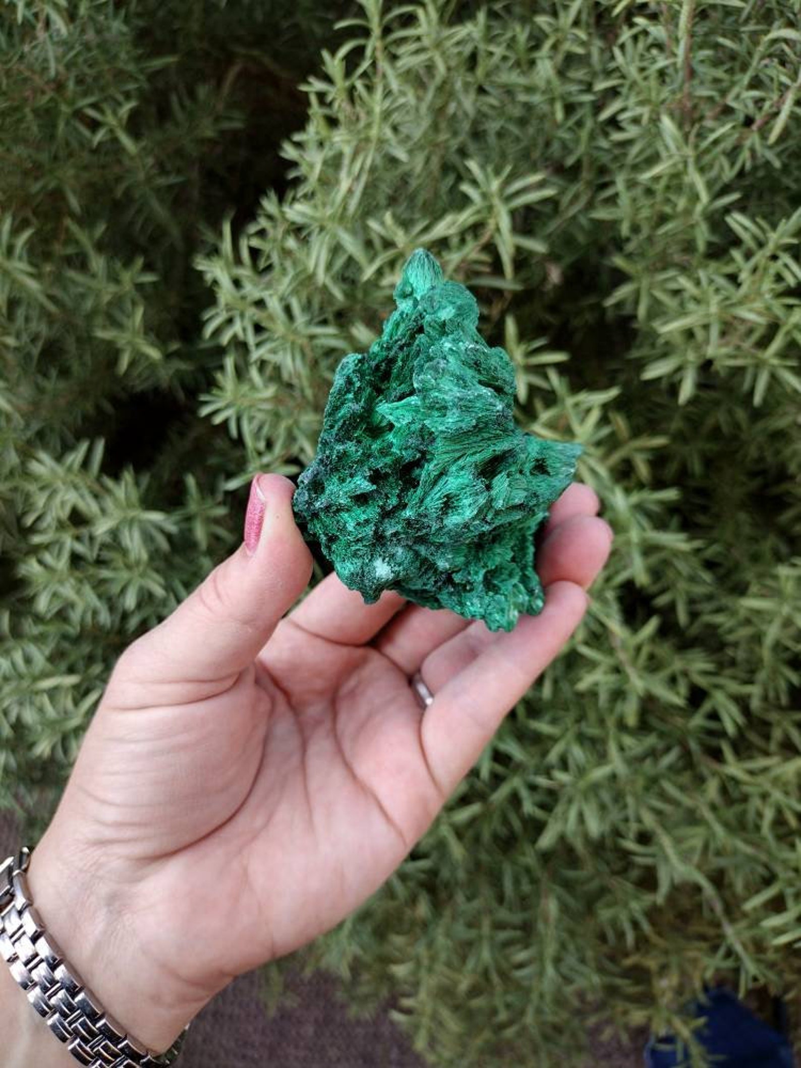 7.84 Oz Fibrous Malachite Crystal Cluster From the Congo. - Etsy
