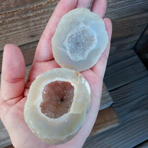 4.68 Oz. Geode Cut in Half. Geode Pair. Polished Geode With - Etsy