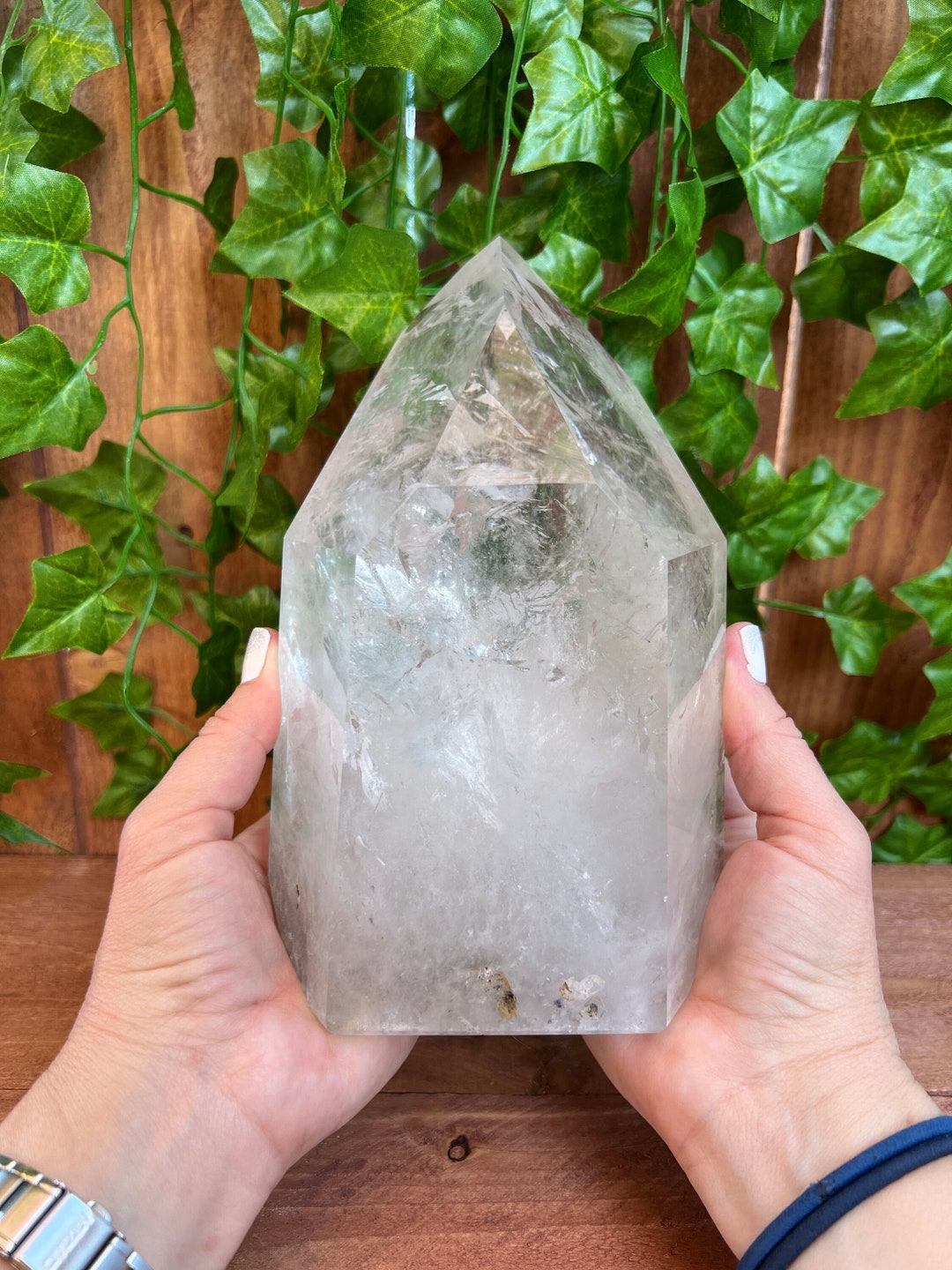 6.64 Lb Large Clear Quartz Crystal Point. You Get This Piece - Etsy