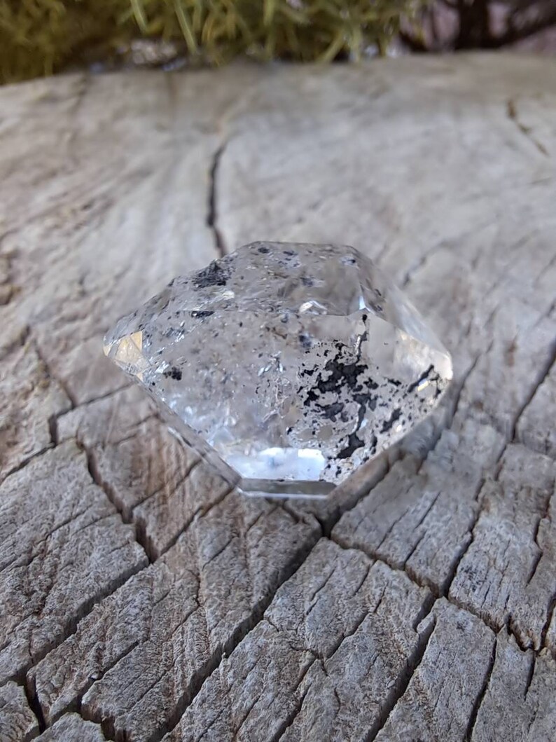 0.41 Oz Large Herkimer Diamond Quartz Crystal With Non Moving - Etsy